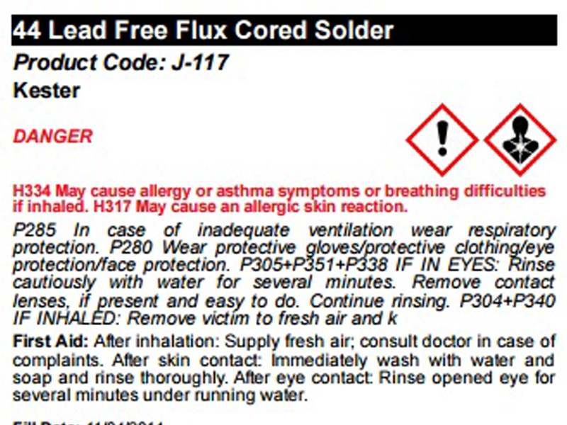 SDS Labeling - M3V Software
