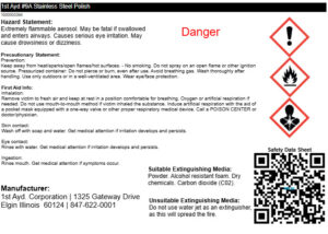 GHS Compliant SDS Labels | MSDS Labels Printable